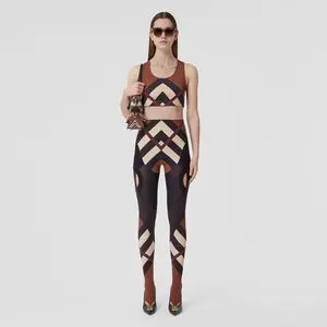 Burberry Chevron Check Vest Top