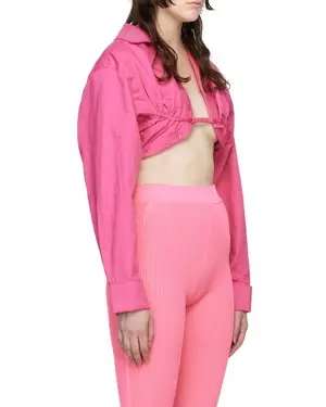 Jacquemus Cropped Long-sleeved Top