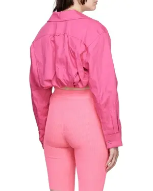 Jacquemus Cropped Long-sleeved Top