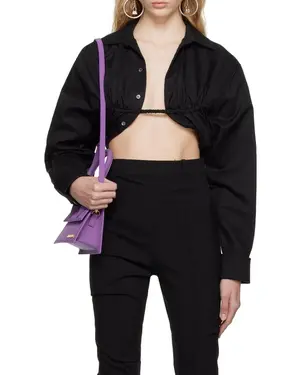 Jacquemus Machou Cropped Long-sleeved Top