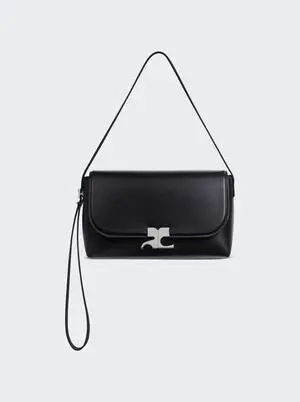 COURREGES Icotype Leather Bag Heritage - Black