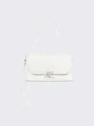 COURREGES Icotype Leather Bag Heritage - White