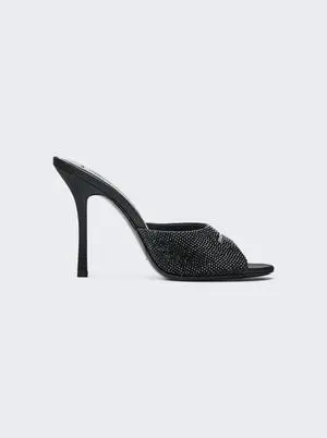Alexander Wang Cher 105mm Mule Jet - Black