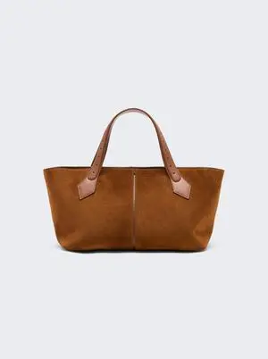 Proenza Schouler East West Chelsea Tote In Soft Suede - Brown