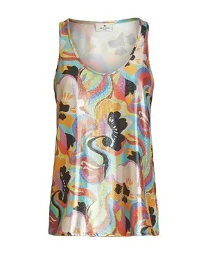 Etro Sleeveless Scoop Neck Top