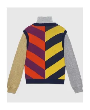 Gucci Striped Jacquard Knitted Sweater