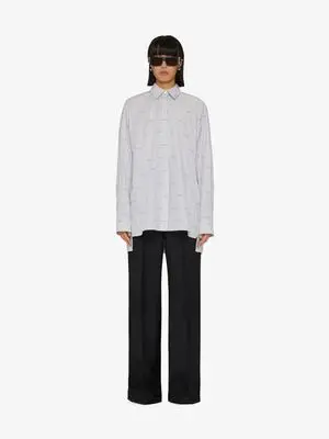 Givenchy Allover 4g Patterned Oversized Shirt