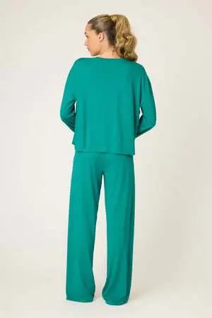 PJ Salvage Joy To The World Long Sleeve Lounge Pajama Set