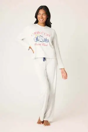 PJ Salvage Cabin Cozy Long Sleeve Lounge Pajama Set