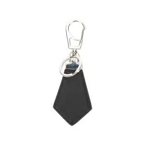 Prada Saffiano Leather Keyholder With Logo