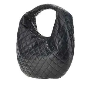 Saint Laurent Icare Quilted Nappa Leather Hobo Bag - Black