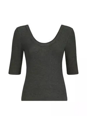 Brunello Cucinelli Sparkling Virgin Wool Top With Monili
