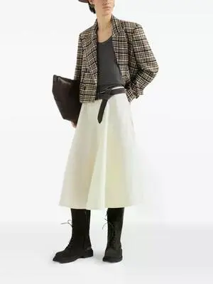 Brunello Cucinelli Sparkling Virgin Wool Top With Monili
