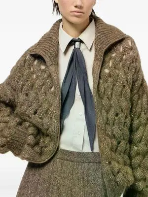 Brunello Cucinelli Mohair And Wool Cardigan