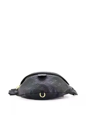 LOUIS VUITTON Monogram Empreinte Leather Belt Bag - Black