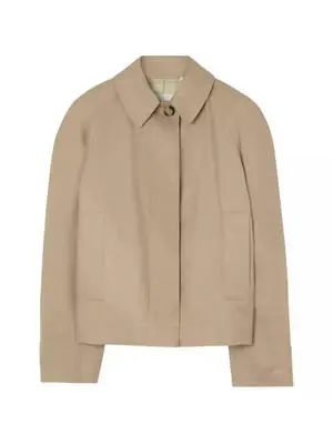 Burberry Tropical Gabardine Oversized Jacket
