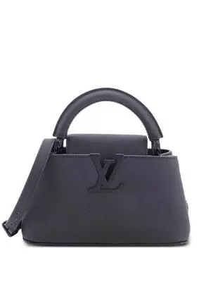 LOUIS VUITTON Capucines East West Bag - Black