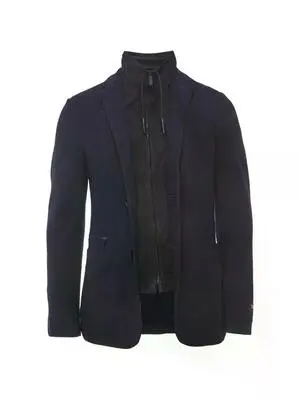 Zegna Navy Zip-up Jacket