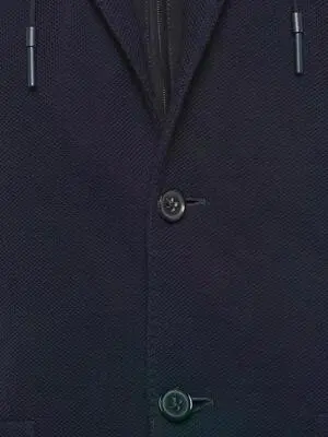 Zegna Navy Zip-up Jacket