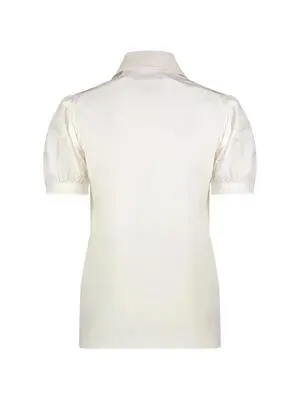 Moschino White Puff Sleeve Shirt