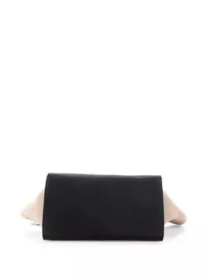 Celine Tricolor Trapeze Bag Leather Satchel - Blue