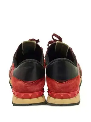 Valentino Garavani Rockrunner Camouflage Sneakers - Red