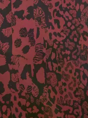 VERSUS Leopard Print Midi Dress