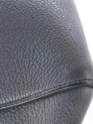 Celine Sangle Seau Shoulder Bag In Calfskin - Grey