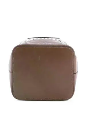 Fendi Mon Tresor Perforated Leather Bucket Bag