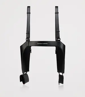 CHRISTIAN LOUBOUTIN Tactical Leather Harness With Integrated Wallet And Card Holder