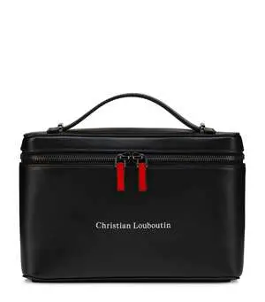 CHRISTIAN LOUBOUTIN Tactical Calfskin Cross-body Bag - Black