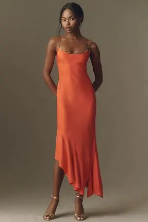 Amanda Uprichard Eros Maxi Dress - Orange