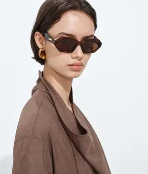 Bottega Veneta Classic Oval Sunglasses