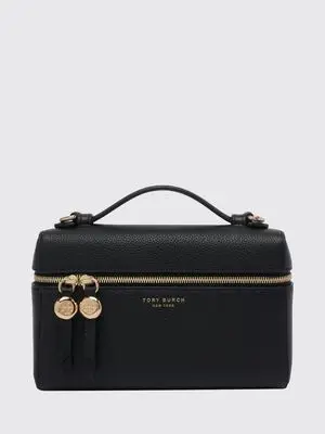 Tory Burch Leather Top Handle Bag - Black