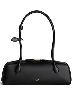 Alaïa Le Teckel Medium Bag In Calf Leather - Black