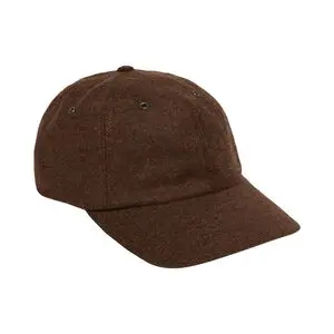 NOAH Wool Flannel 6-panel - Brown