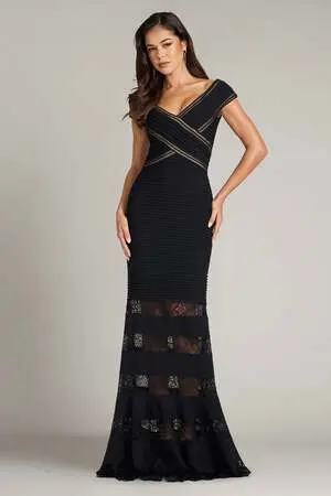 Tadashi Shoji Trimmed Evening Dresses
