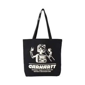 Carhartt Work In Progress Canvas Graphic Tote - Black