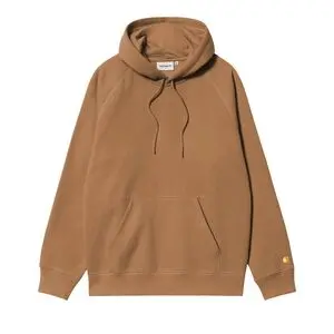 Carhartt Work In Progress Hooded Chase Sweatshirt 'hamilton /gold - Brown