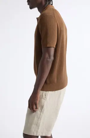 Sunspel Bicolor Cotton Rib Polo
