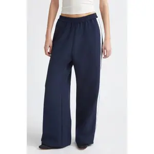 Sandy Liang Broome Side Stripe Wide Leg Pants