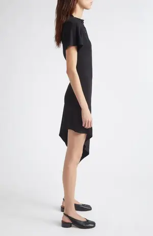 Sandy Liang Sonar Asymmetric Jersey Cutout Dress