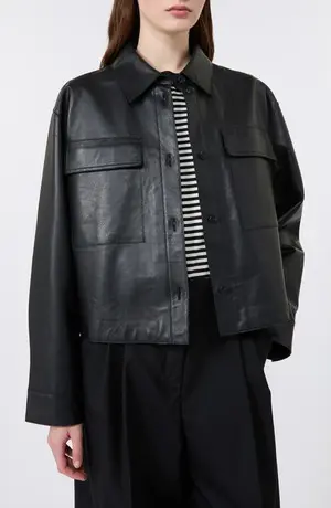 Max Mara Piovra Leather Jacket