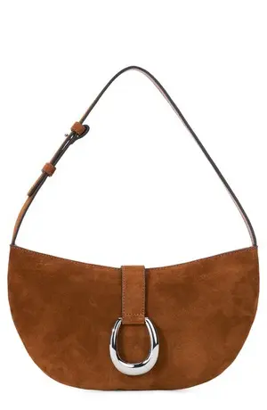 Staud STAUD Harlow Crescent Shoulder Bag Tabac