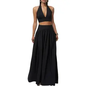 JLUXLABEL Haven Skirt Set - Black