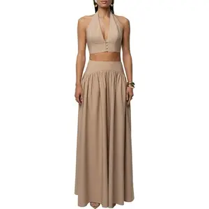 JLUXLABEL Haven Skirt Set Tan