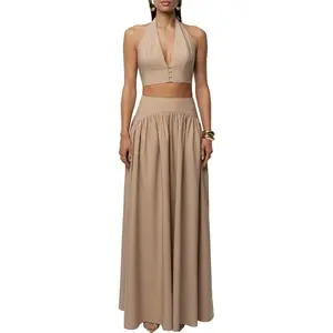 JLUXLABEL Haven Skirt Set - Tan
