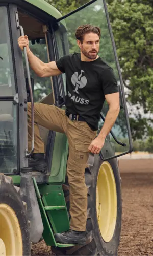 STRAUSS Cargo Work Pants E.s.vintage - Sepia