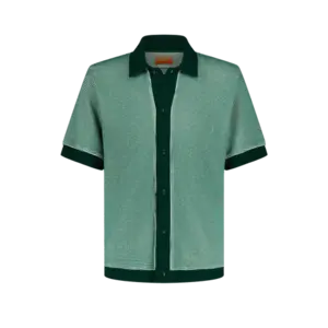 Rivieras Short Sleeves Bicolor Honeycomb Shirt