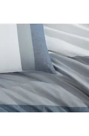 Calvin Klein Chambray Handkerchief Duvet Cover & Shams Set